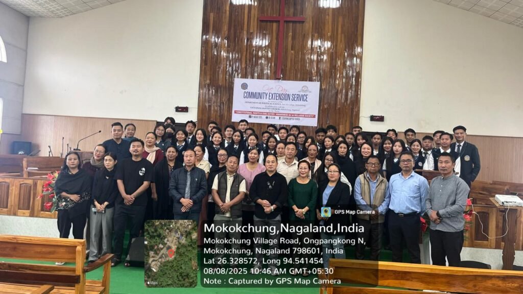 One-day Community Extension Service Held At Tzüsapang Baptist Church ...